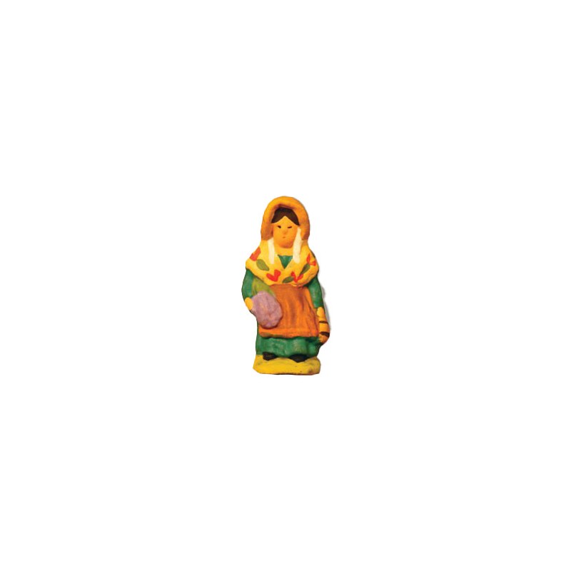 Santon Porteuse de lavande 2 cm
